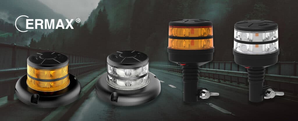 Ermax nya roterande LED varningsljus - Foma